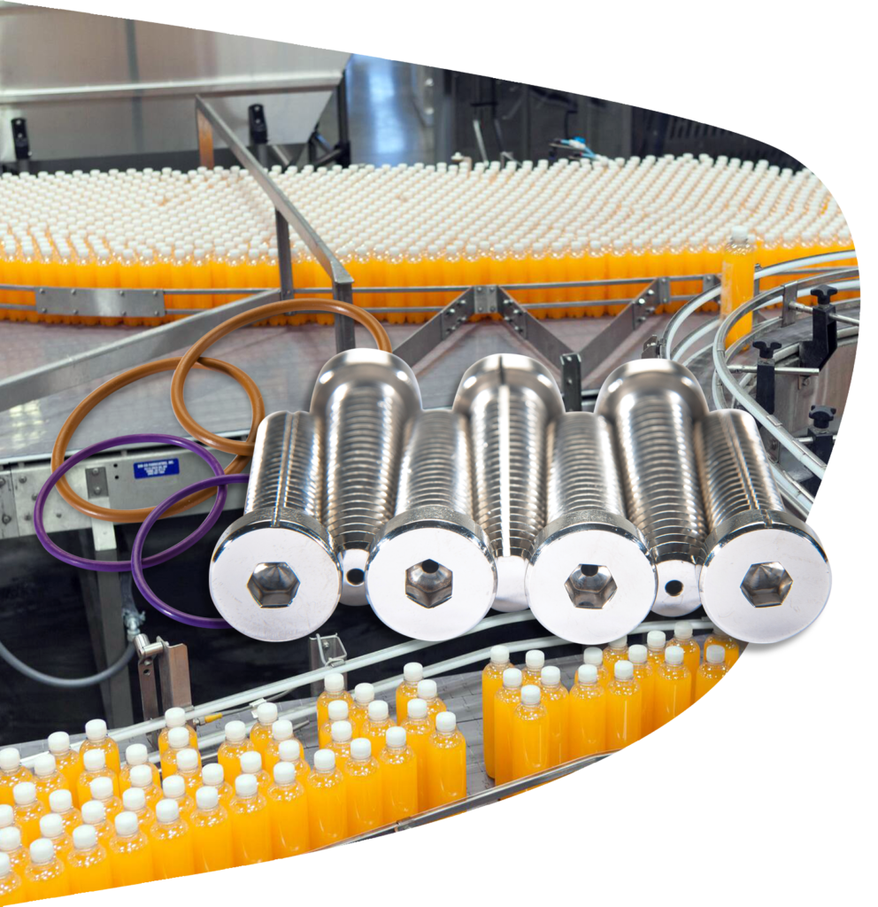 Vented Fasteners & O-rings for Food Processing Applications | UC ...