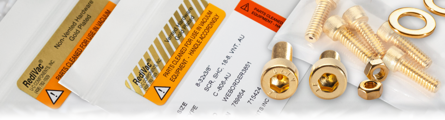 Gold Plated Screws & Fasteners | HV & UHV Applications | UC Components ...